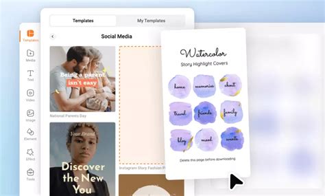 Creador De Portadas Para Destacados De Historias De Instagram Con