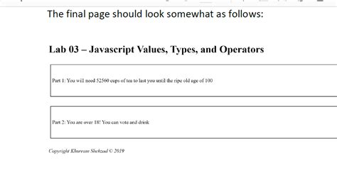 Solved Write Embedded Javascript Code On Line 14 After Part