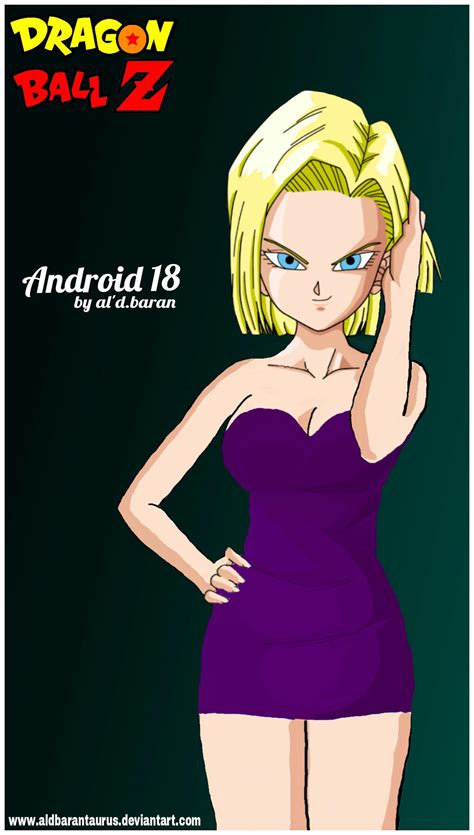 Sexy Android 18 Dragon Ball Z By Ald Baran By Aldbarantaurus On