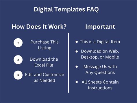 Project Cost Estimate Template Etsy