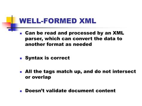 Ppt An Introduction To Xml Powerpoint Presentation Free Download