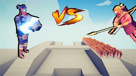 Thor Vs All 100x Ranged Units Totally Accurate Battle Simulator Tabs