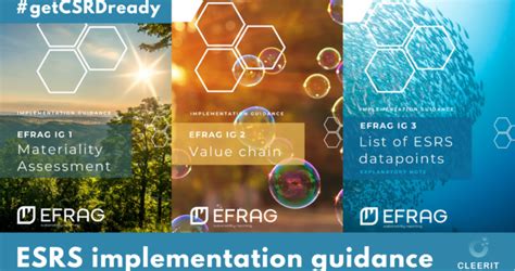 Finalized Efrag Esrs Implementation Guidance Documents Cleerit Esg