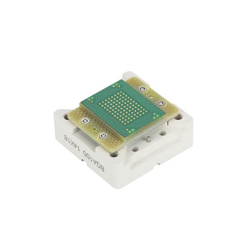 Emmc BGA100 IC Socket With F Interposer Without Solder Ball BGA Socket And Emmc Socket