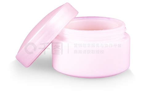 粉红色高清图片 粉红色的瓶子与化妆品奶油隔离在白色背景粉红色罐子与隔离在白色背景上的化妆品霜 产品实拍免费下载 jpg格式 5760像素