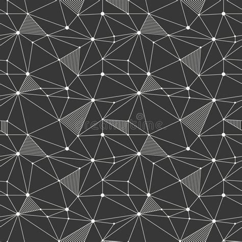 Geometric Line Hipster Seamless Pattern With Stock Vector
