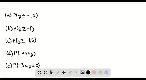 given that z is a standard normal random variable compute the