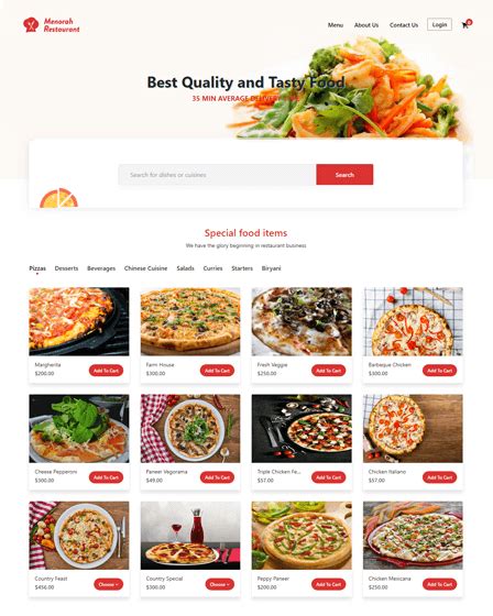 Menorah Restaurant Food Delivery Php Script Inkthemes
