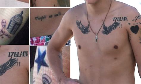 Harry Styles Ankle Tattoos One Directions Harry Styles And His Over