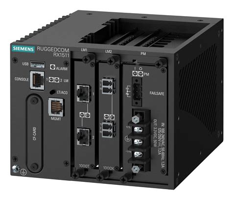 Managed Network Switch Ruggedcom Rx151x Series Siemens Industrial Communication 24 Ports