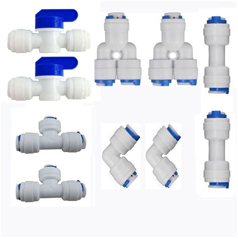 Neeshow 1 4 OD Quick Connect Push In To Connect Water Tube Fitting