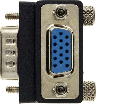 Buy 90 Degree Right Angle Vga Adaptor 15 Pin Male To Female Extension Converter Coupler Angled