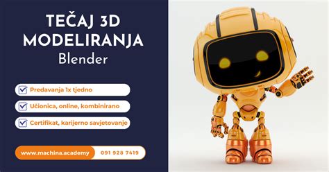 Tečaj 3d Modeliranje U Blenderu — Machina Game Dev Academy