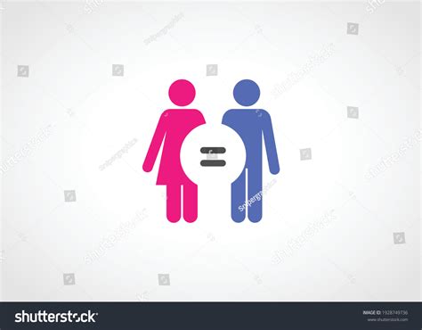 성 평등 개념 아이콘 분홍색과 파란색의 스톡 벡터로열티 프리 1928749736 Shutterstock