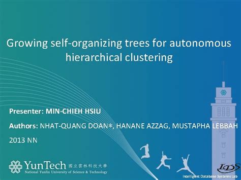 growing selforganizing trees for autonomous hierarchical clustering