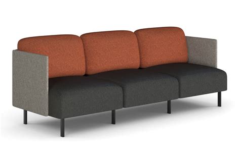Sona Modular Sofa Triple Seater Lounge Low Back With Sides Jasonl