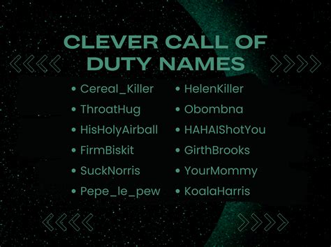 60 Funny Cod Names A Unique Call Of Duty Name Generator