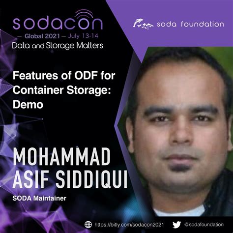 Sodacon Dr Containerstorage Csi Snapshot Soda Mohammad Asif