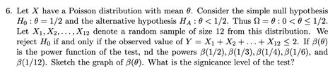 Solved Let X have a Poisson distribution with mean θ Chegg