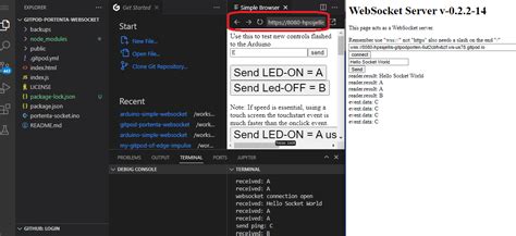 Portenta Or Any Arduino MBED Simple Send Receive WiFi Websocket Example Issue Arduino