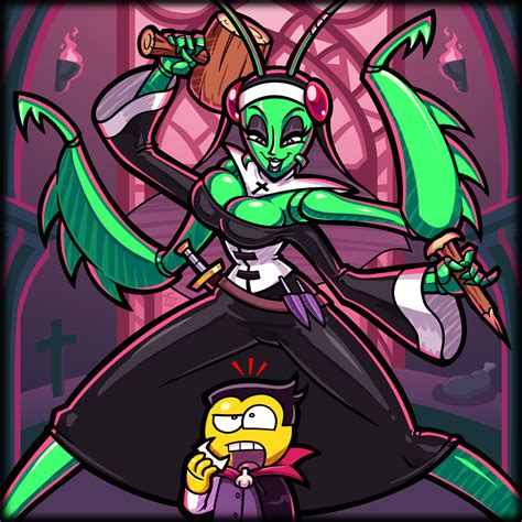 Rule 34 1girls 4 Arms Action Pose Antennae Anatomy Big Breasts