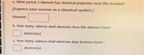 Solved Look At The Periodic Table And Tell How Many Chegg Com