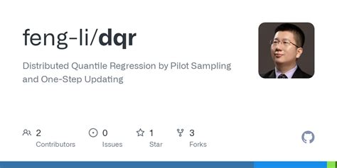 github feng li dqr distributed quantile regression by pilot sampling and one step updating