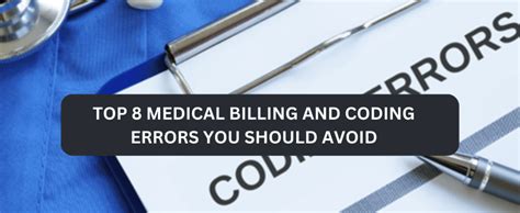 Top 8 Medical Billing And Coding Errors You Should Avoid I Conic Solutions