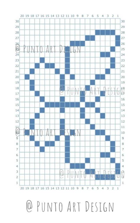 Grid Pattern 24 Charts Butterfly Design Mosaic Crochet Pattern C2c Graphgan Graph Paper For