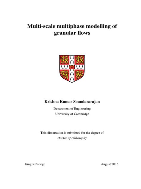 Multi Scale Multiphase Modelling Of Gran Fluid Dynamics Computational Fluid Dynamics