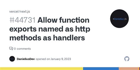Allow Function Exports Named As Methods As Handlers · Issue 44731