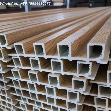 중국 맞춤형 Wpc 판금 벽 패널 목재 플라스틱 복합 플루트 Pvc 클래딩 벽 패널 공급 업체 제조 업체 공장 도매 할인