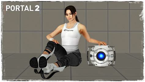 Chell And Wheatley By Jagged66 On Deviantart