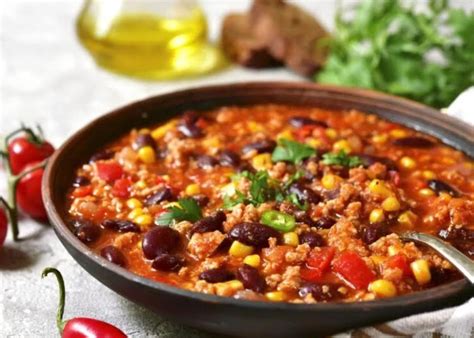 Chilli Beef Con Carnespicy Beef Beans Veghigh Proteinlow Carbs