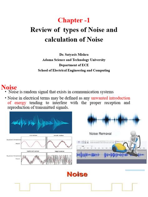 Chapter 1 Noise Pdf Spectral Density Electrical Resistance And