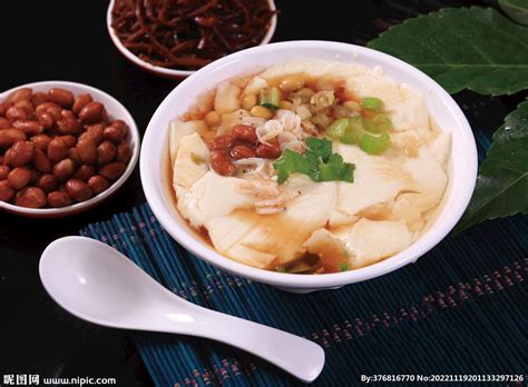豆腐脑豆花摄影图 传统美食 餐饮美食 摄影图库 昵图网