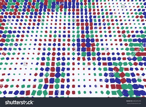 Background Abstract Square Rectangle Pattern Design Stock Vector