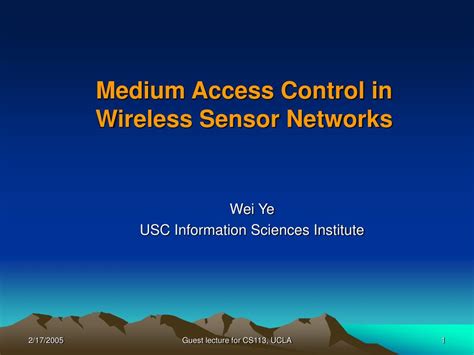 Ppt Medium Access Control In Wireless Sensor Networks Powerpoint Presentation Id6123391