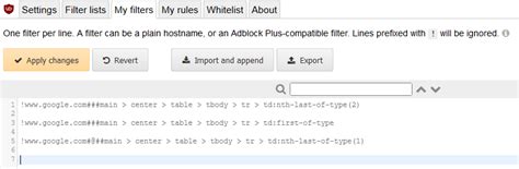 Natural Philosophy Ublock Origin Block First Cosmetic Element If There Are Two But Allow If