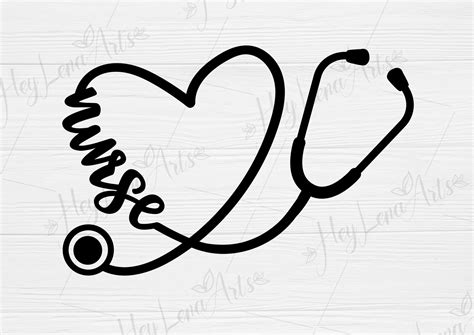 Nurse Life Stethoscope Svg Cricut Cut File Digital Download Etsy