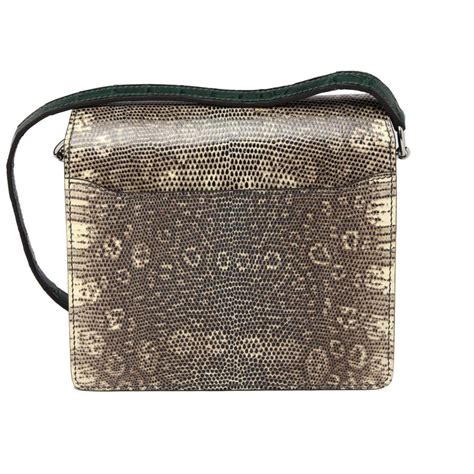 Hermes Mini Roulis Vert Fonce And Ombré Matt Aligator And Lizard For Sale At 1stdibs Mini