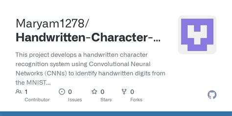 Github Maryam1278handwritten Character Recognition This Project