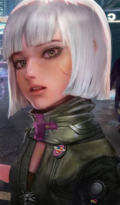 Cyberpunk 2077 Video Game Cyborg Girl Fantasy Art 4k Wallpaper Download