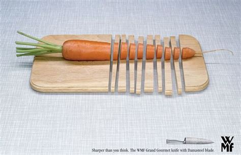 Sharp Knife Ads Creative Clever Advertising Print Ads