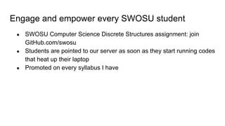 Panel Open Infrastructure For An Open Society OSG Commercial Clouds And Bring Your Own
