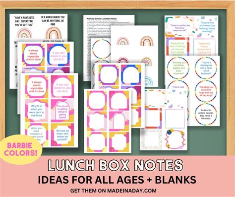 Cute Lunch Box Notes And Sayings