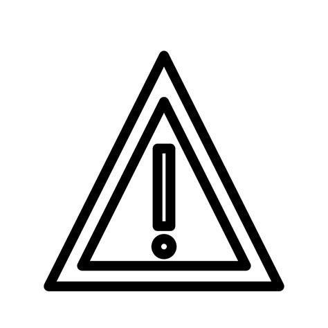 Warning Triangle Icon Illustration 77400335 Vector Art At Vecteezy