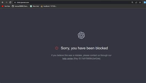 Chatgpt Sorry You Have Been Blocked Support Issue Chatgpt Openai
