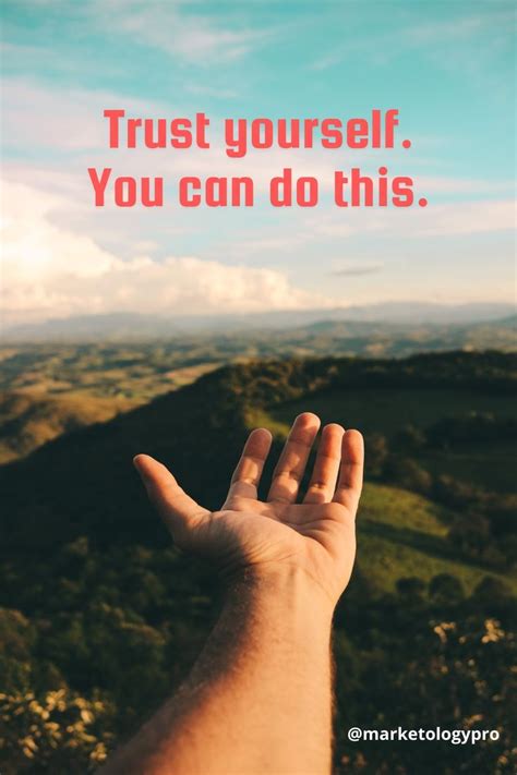TRUST YOURSELF YOU CAN DO THIS Relax Time Travel You Can Do