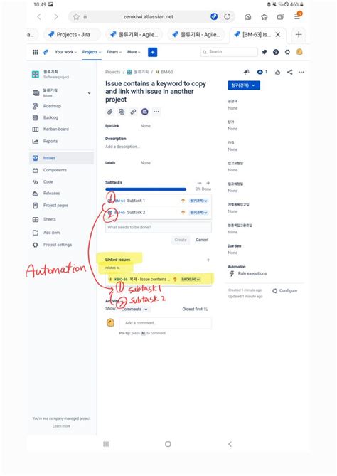Automation Copy The Subtask To The Another Projec
